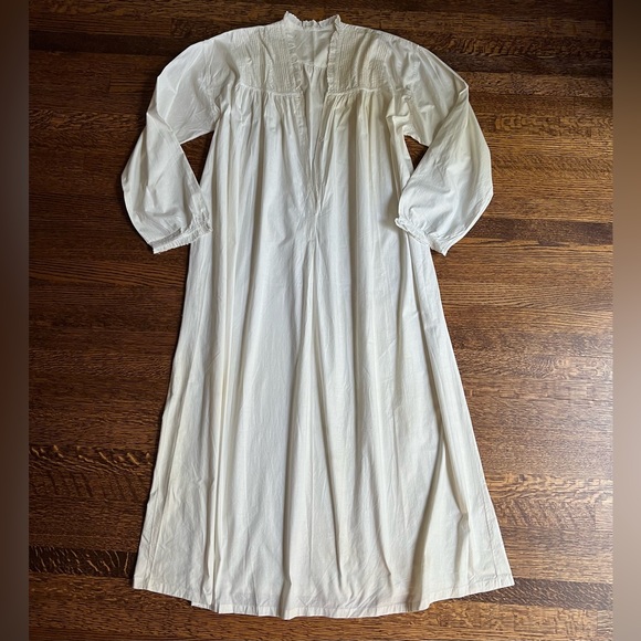 Vintage | Intimates & Sleepwear | Antique Cotton Nightshirt Simple ...